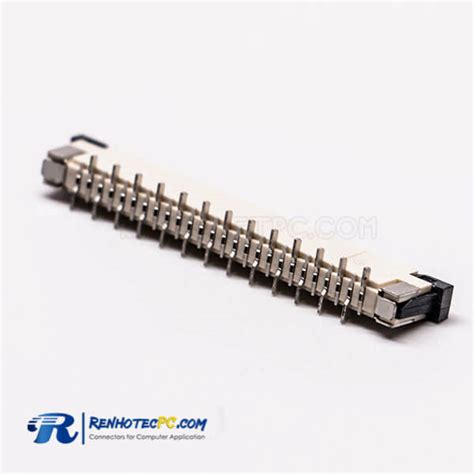 FFC FPC Connector Pin Mm Slider Type Top Contact Style For PCB Renhotecpc Com