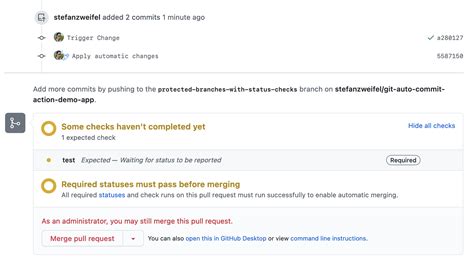 Action Cannot Be Used With Required Status Checks · Issue 163