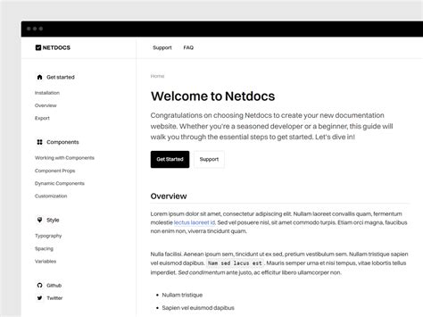 Netdocs Documentation Template For Webflow By Robingranqvist On Dribbble