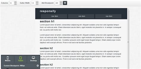 Online Tool To Create Responsive Grid Layouts