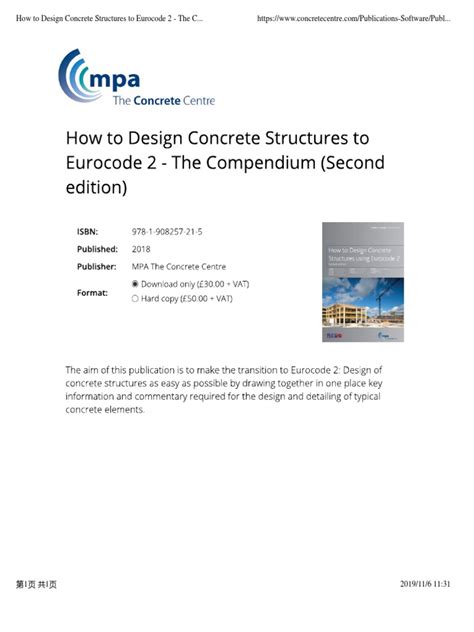 How To Design Concrete Structures To Eurocode 2 The Compendium