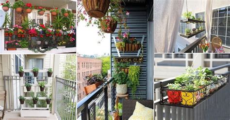 24 Space Saving Balcony Hanging Planter Ideas Balcony Garden Web
