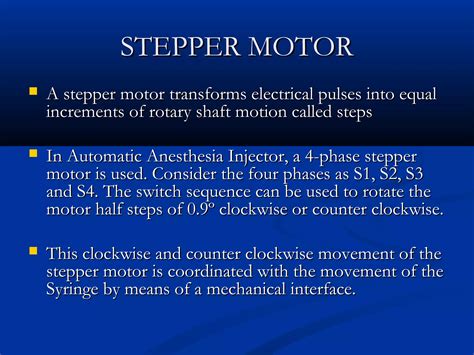 Microcontroller Based Anesthesia Inject Ppt