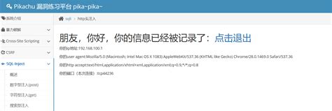Sql注入 Pikachu靶场通关sql注入靶场 Csdn博客