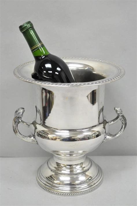 Vintage Fb Rogers Silver Plated Trophy Cup Urn Champagne Chiller Ice