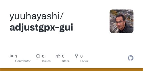 Github Yuuhayashiadjustgpx Gui