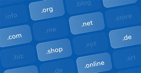 tld list available top level domain extensions