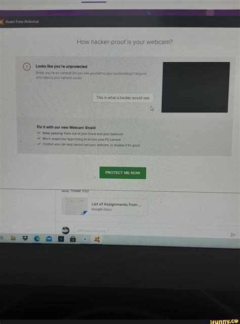How Hacker Proof Is Your Webcam Avast Free Antivirus Looks Like Youre Unprotected This Is