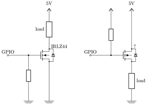 P Channel MOSFET Switch Electronic Circuit Projects Circuit Projects Electronics Circuit