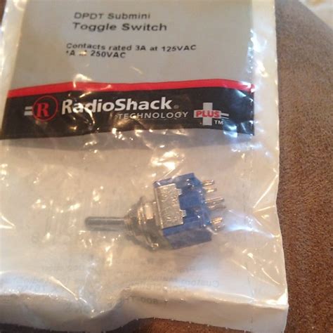 RadioShack DPDT Mini Toggle Switch Reverb