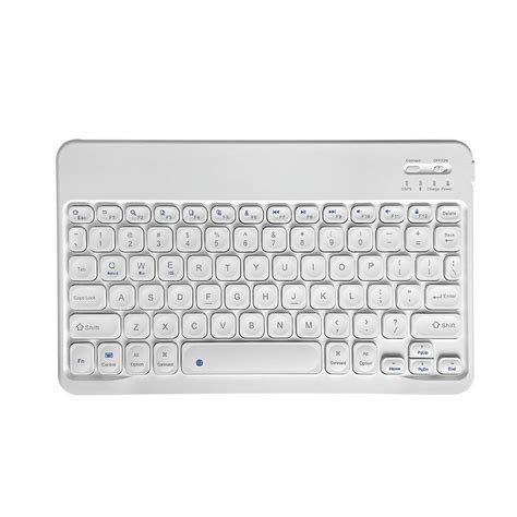 10inch Round Cap Bluetooth Keyboard For Ipad 9 7 10 2 10 9 11 Portable Rechargeable Wireless