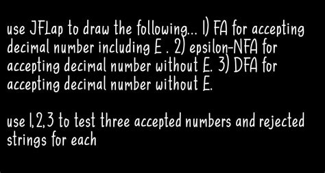 use jflap to draw the following i fa for