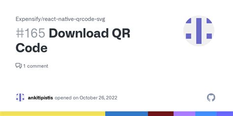 Download Qr Code · Issue 165 · Expensifyreact Native Qrcode Svg · Github