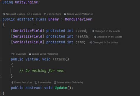 using inheritance and abstraction in c for enemies — part 2 by james