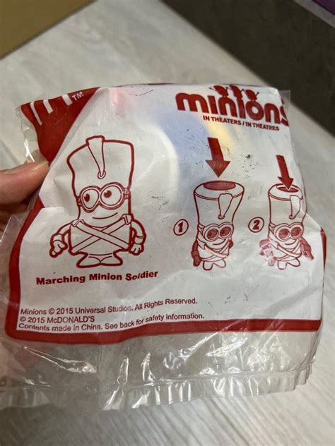 Authentic Brand New Mcdonalds X Minions Marching Minion Soldier Hobbies And Toys Toys And Games On
