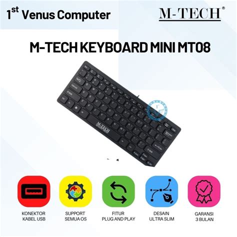 Jual KEYBOARD MINI USB M TECH MT KB MTC Shopee Indonesia