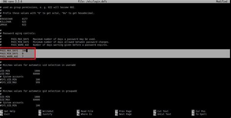 how to set password policies in linux ostechnix