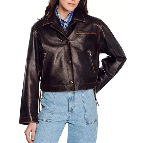 Womens Jude Leather Jacket A2 Jackets