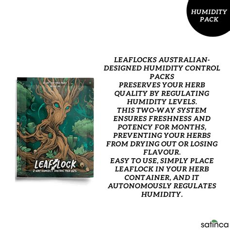 Satinca X Leaflock 2 Way Humidity Control Pack 62 4g 8g Satinca