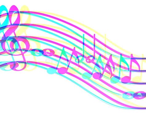 Musical Notes Colorful Abstract Background Stock Illustration Illustration Of Font Background
