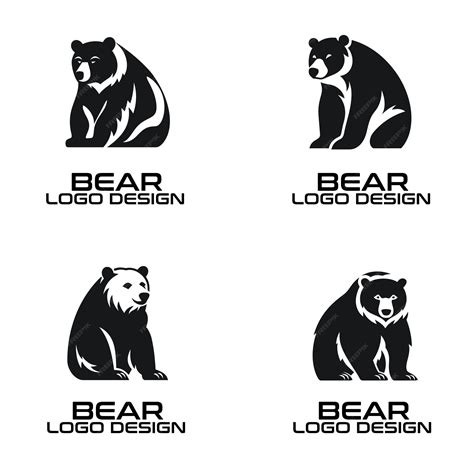 Premium Vector Bear Vector Logo Design