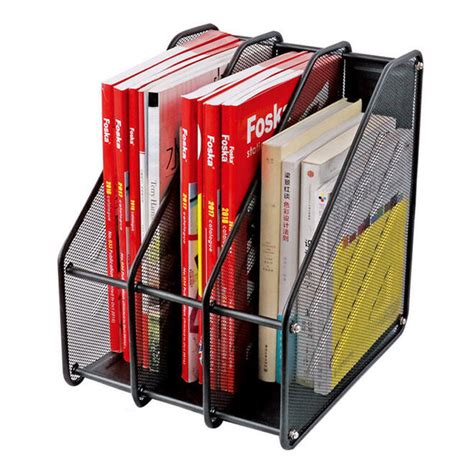 3 Tier Metal File Rack Organizer Mesh Wire Tray For Office Desk