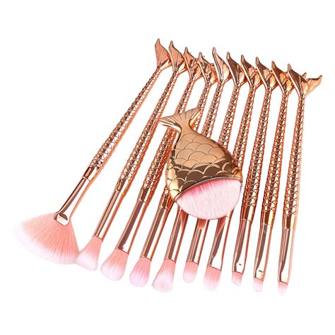 Diandenggg 7pc10pc Foundation Eyeshadow Eye Lip Makeup Brushes Set