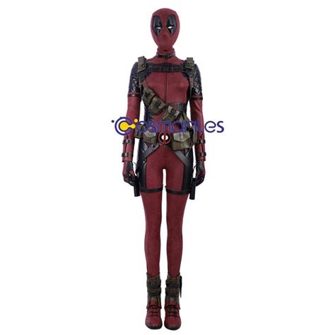 Lady Deadpool Cosplay Costume Female Suit Deluxe Edition