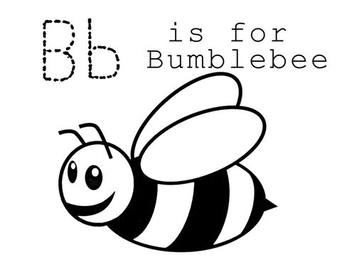 Bumblebee Coloring Pages For Preschoolers