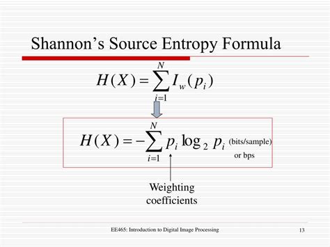 Information Theory How Is The Formula Of Shannon Entropy