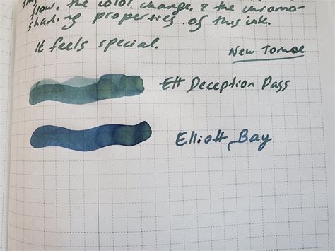 The Wet Pen Inks Deception Pass And Elliott Bay — A Gathering Of