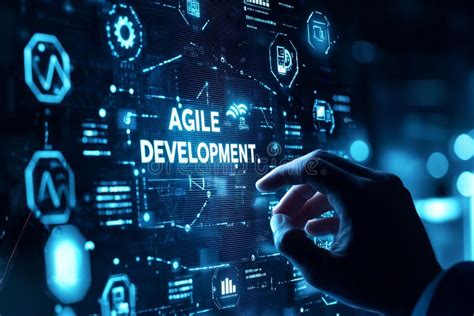 Modern Agile Development Concepts Stock Illustration Illustration Of