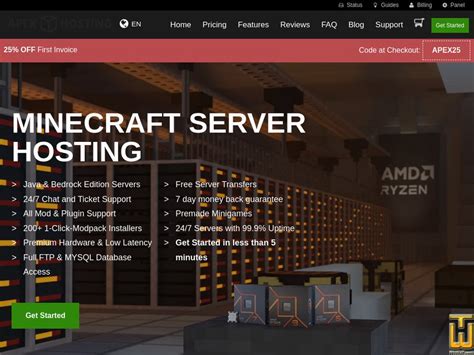 Apexhosting Review Web Host