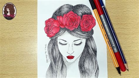 Crown Flower Drawing Images Best Flower Site