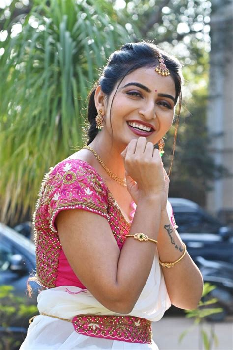 Ananya Nagalla At Srikakulam Sherlock Homes Movie Look Launch South