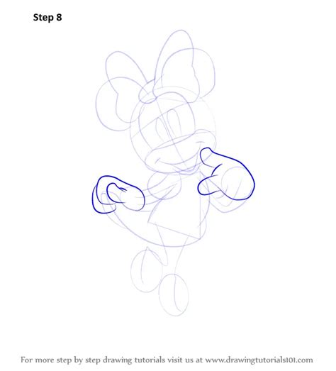 Learn How To Draw Minnie Mouse Minnie Mouse Step By Step Drawing Tutorials