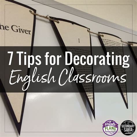 7 Tips For Decorating English Classrooms