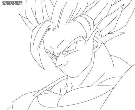 Goku Super Saiyan 2 Drawing At Explore Collection