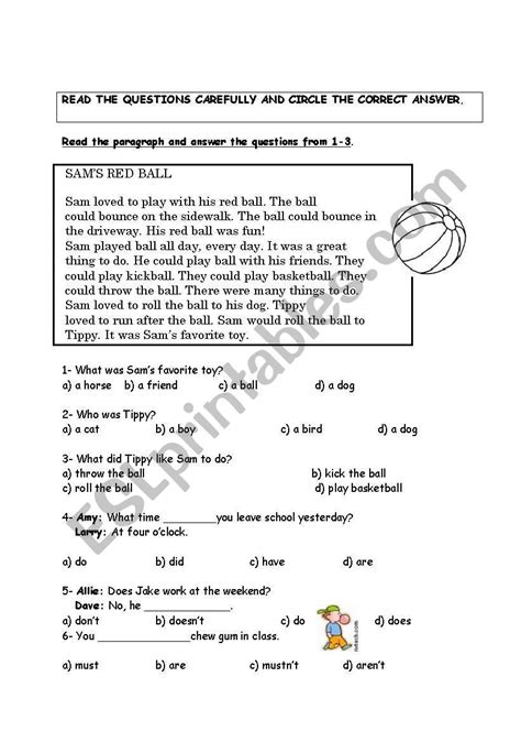 Test For Grade Babes ESL Worksheet By Ssera