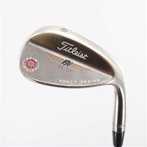 Titleist Vokey Design Spin Milled Wedge 6007 Degrees Steel Right Hand