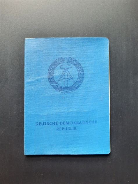Ddr East Germany Passport 1990 Hobbies And Toys Memorabilia And Collectibles Vintage