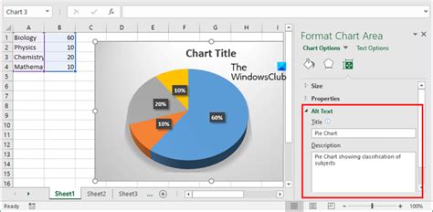 How To Add Alt Text In Excel