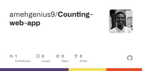 Github Amehgenius Counting Web App