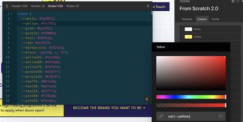 Using Css Variables In Color Selector For Easier Dark Mode Builds