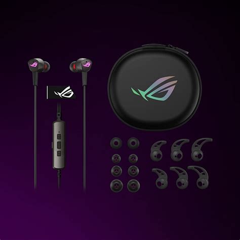 Bnib Asus Rog Cetra Ii In Ear Gaming Headphones Earbuds Microphone Anc Usb C Aura Sync Rgb