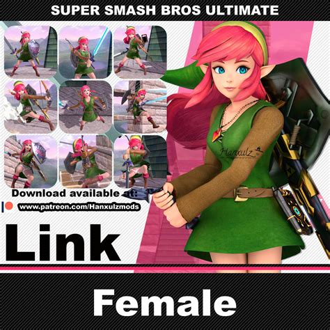 Ssbu Mod Link Female By Hanxulz On Deviantart