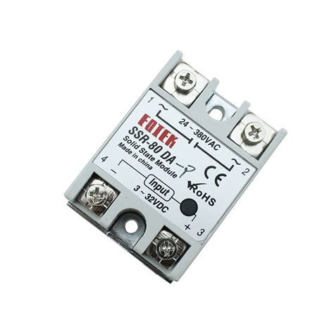 SSR 80DA P Non Zero Crossing Type Single Phase Ssr Relay China Single Phase Solid State Relay