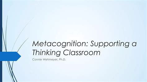 Metacognition Training Ppt Ppt