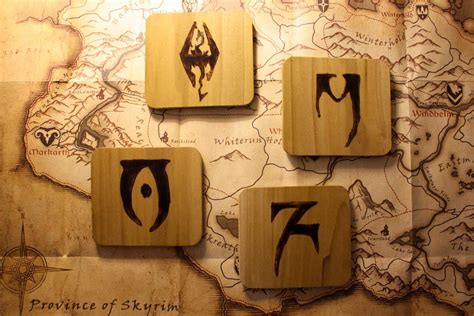 The Elder Scrolls V Skyrim Coaster Set Gadgetsin