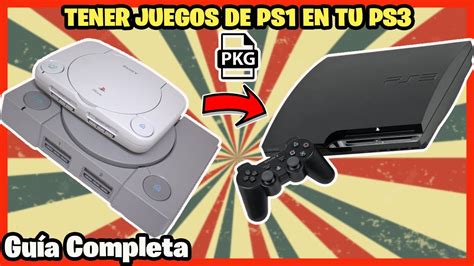 Convertir Juegos De Ps1 A Pkg Para Cualquier Ps3 Youtube
